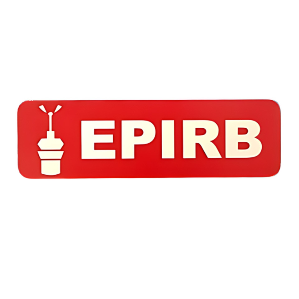 Label for EPIRB Location