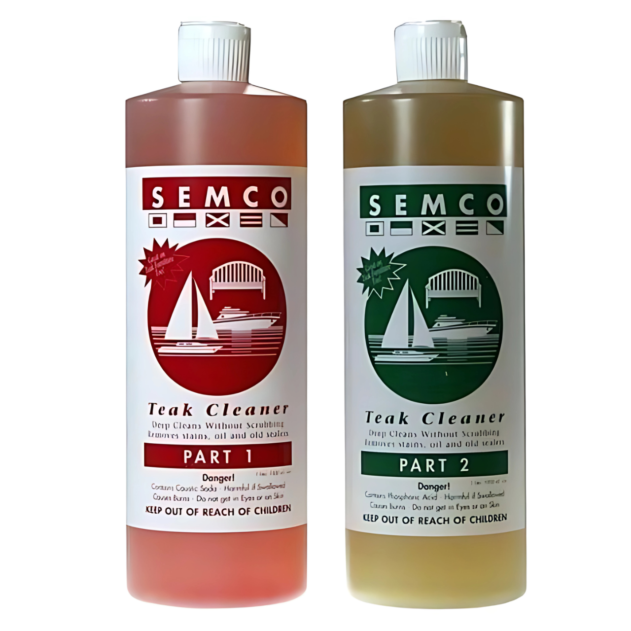 SEMCO 2-Part Teak Cleaning Kit | 2L / 8L Kit