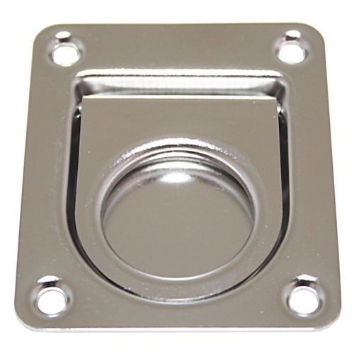 Flush Pull Stainless Steel 55mm x 65mm