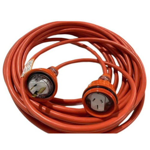 Electrical Shore Power Lead with Orange Clipsal attachment