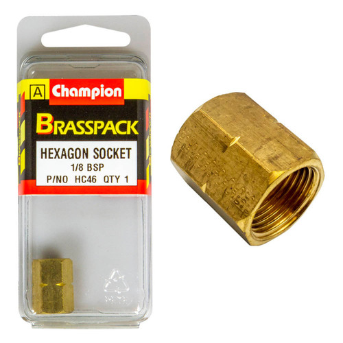 Brass Socket 1/8 - Australian Boating Supplies