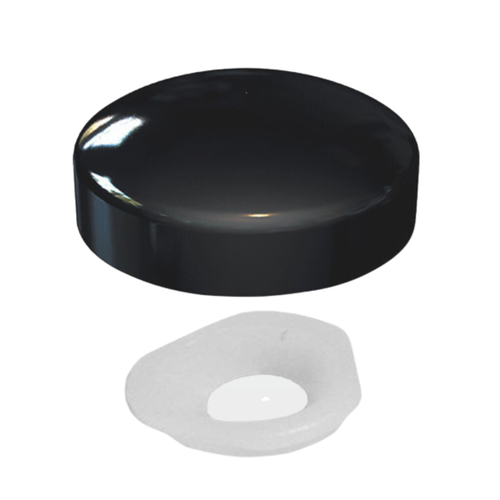 Snap Caps & Washers 6-8g - Black