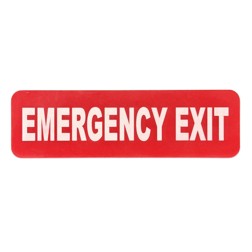 Emergency Exit - Label