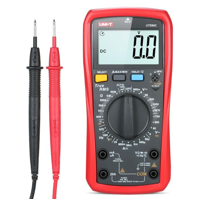 UNI-T UT52 Digital Multimeter, Reliable 3 1/2 digit DMM