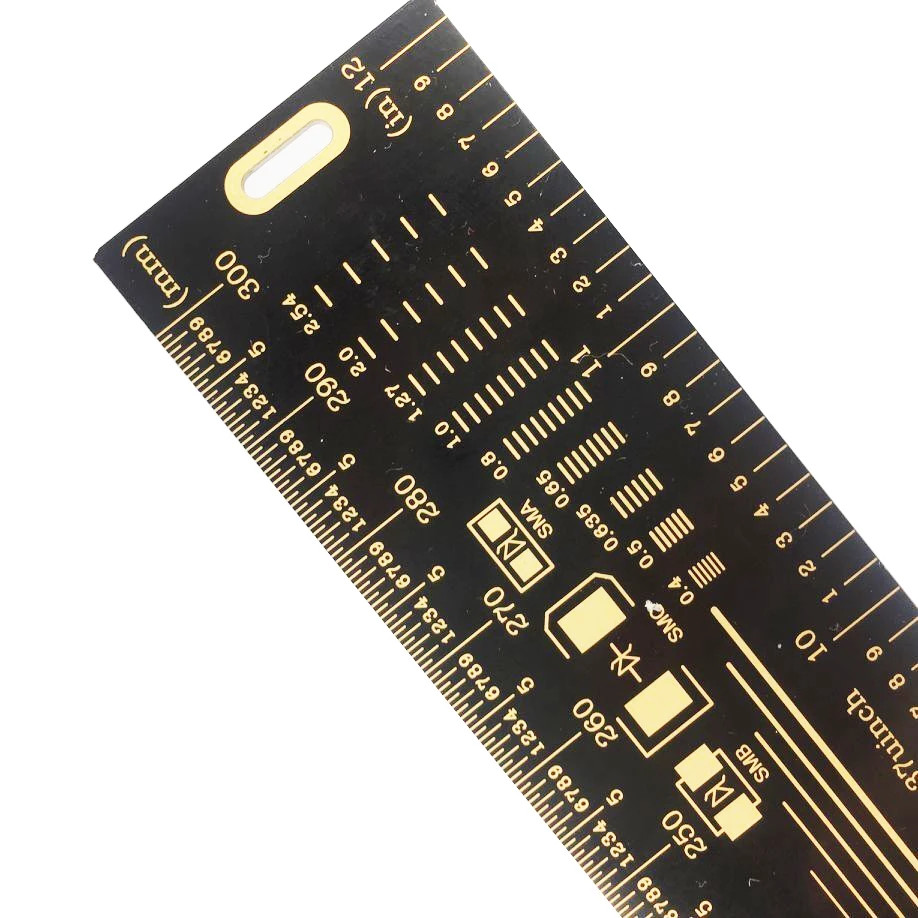 Multifunctional PCB Ruler - 30CM PCB design.