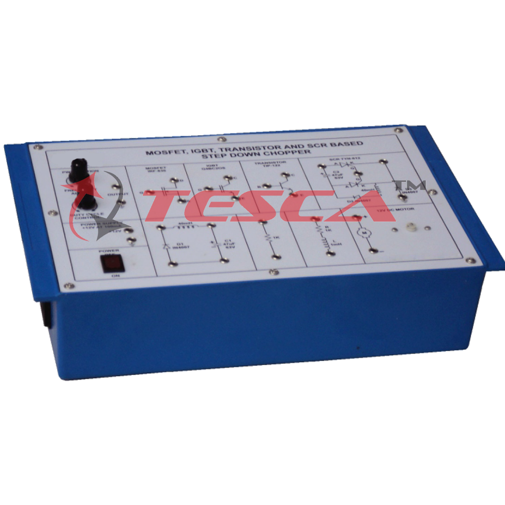MOSFET, IGBT, Transistor and SCR Based Step Down Chopper