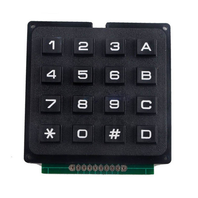 4x3 Matrix (BLACK) Keypad Module - High Quality.