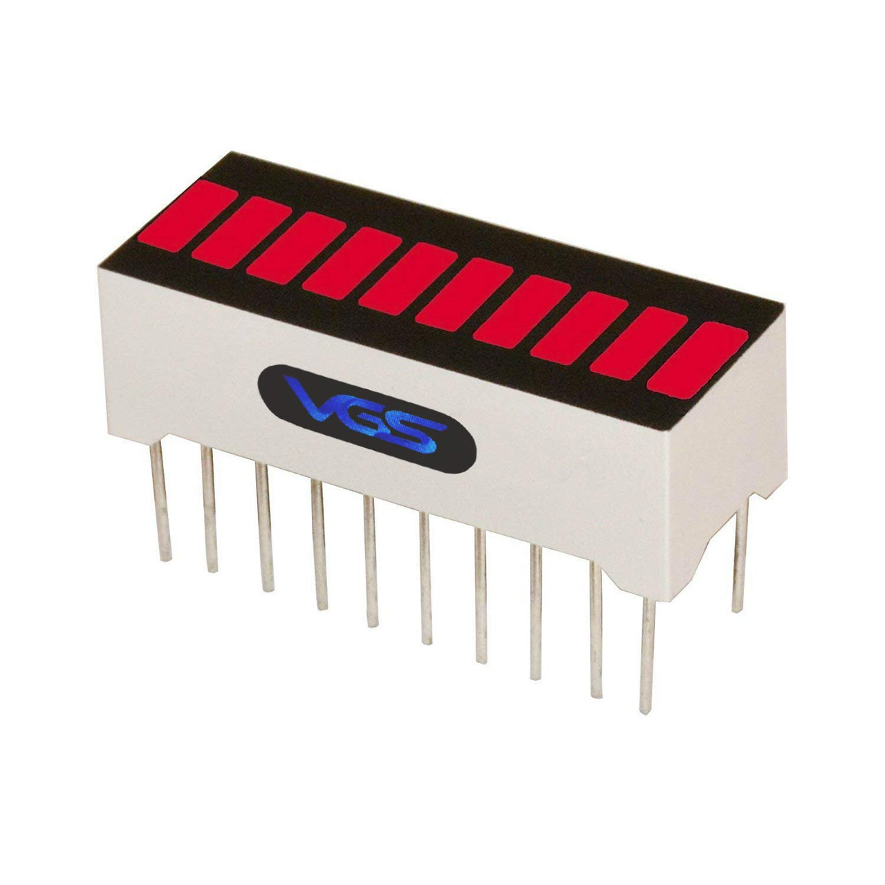 Red 10 Segment LED Display- frequency of 400Hz/S.