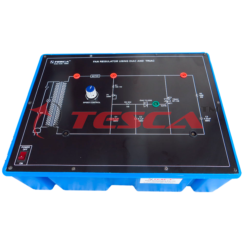 Fan Regulator Using Diac and Triac Kit with Power Supply