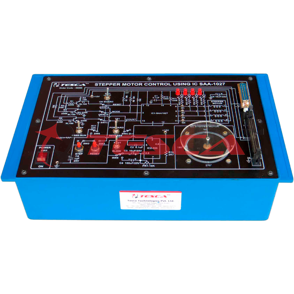 Stepper Motor Control Using IC SAA-1027 - Order Code 46566.