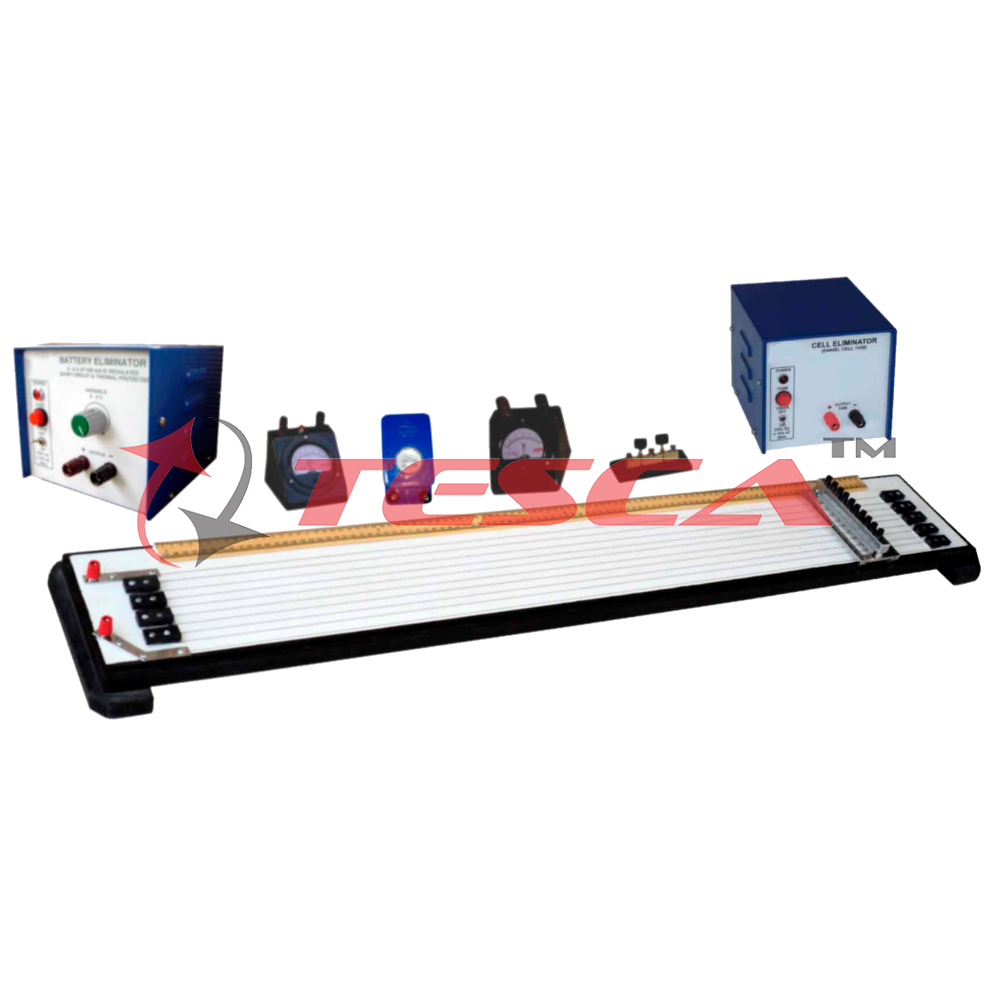 Calibration of a Voltmeter with the help of a potentiometer,