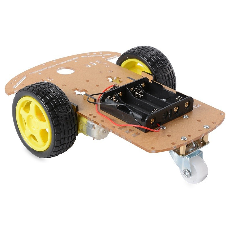 Smart Bot 2WD Wheel Chassis - supports up to 2kg load.