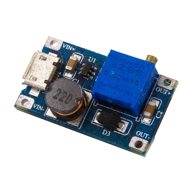 LM2577 Dc-Dc step up 2A boost module - Input 2V to 24V.