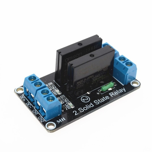 5V 2 CH OMRON SSR Solid Relay Module - 240V2A output.