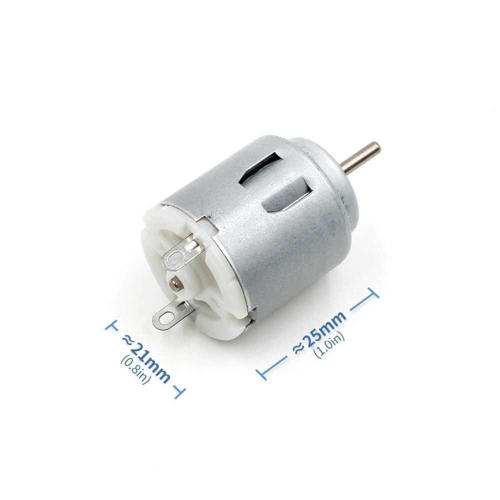 DC 3V-6V 2000RPM 140 Motor - 25x21mm in size.