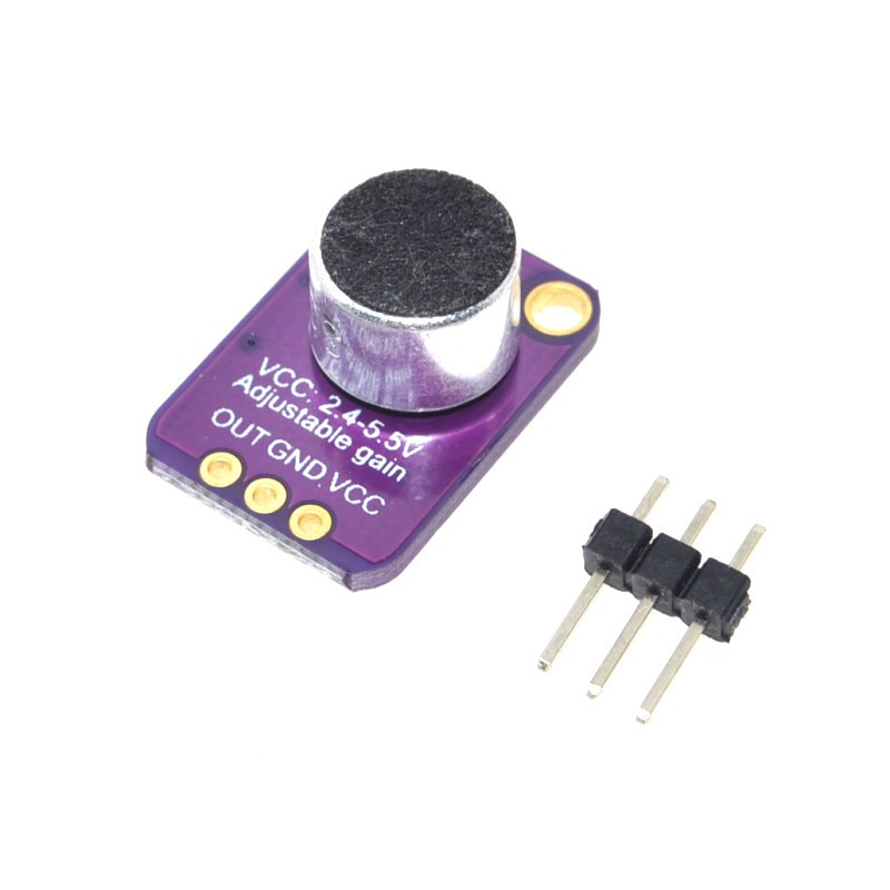 MP34DT01 PDM MEMS Microphone Module - Supports 1.8V to 3.3V.