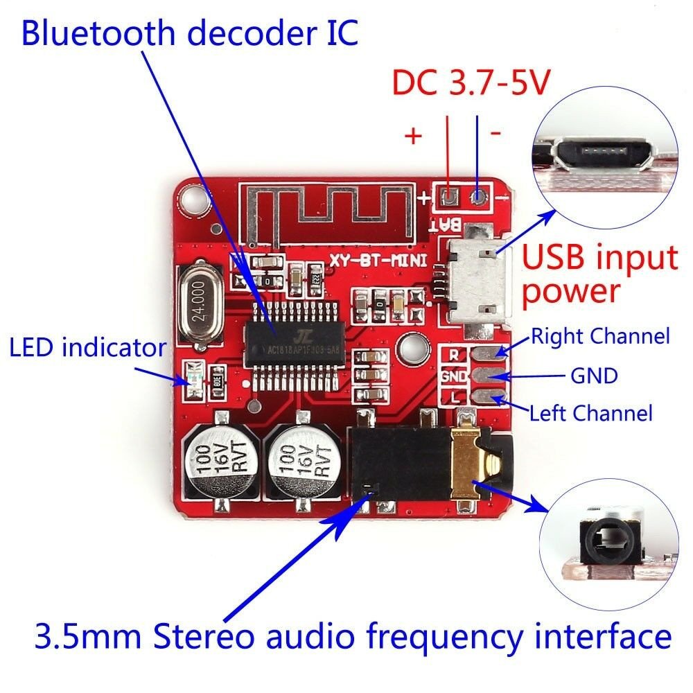 12V Lossless Decoder Board WAV+WMA+MP3 Decoder Board