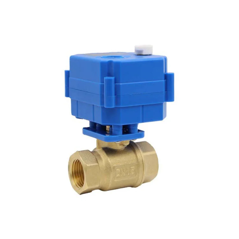 1" DN25 CR02 CWX-25S Brass Motorized Ball Valve - 12V - Pixel Electric Ltd