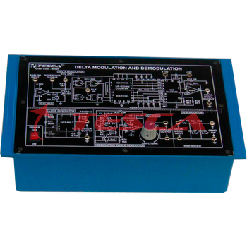 Delta/Adaptive Delta Modulation/Demodulation Trainer Kit