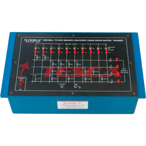 Decimal To Bcd Binary Coded Encoder Using Diode Matrix 3580