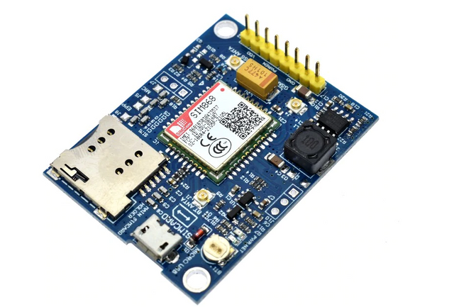 SIM900 GPRS/GSM Shield - GSM, SMS, GPRS, GPIOs comm.