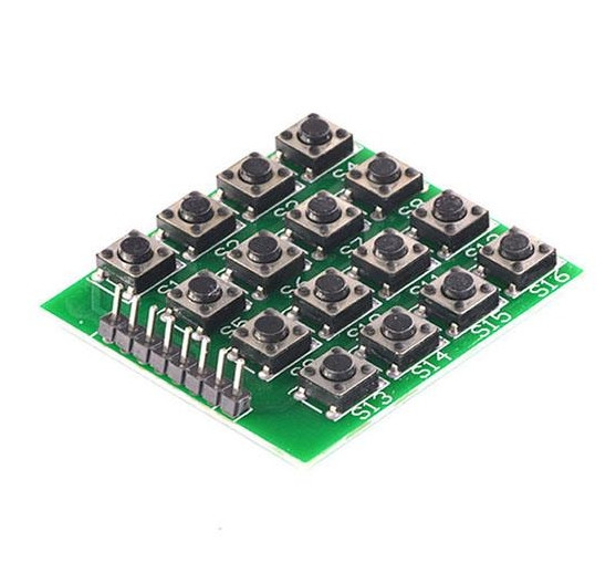 4x4 Matrix (BLACK) Keypad Module - High-quality.
