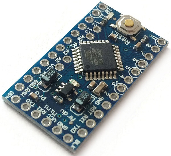 Arduino Pro Mini 3.3V 8mhz Microcontroller.