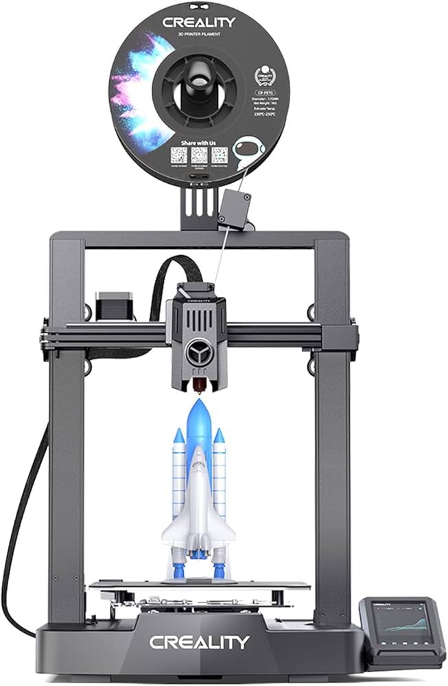 Creality 3D® Ender-3 V2 3D Printer - 4.3" color screen.