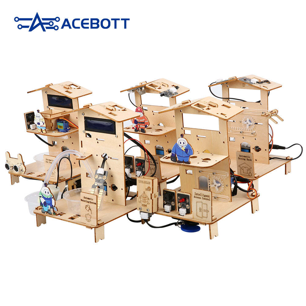 ESP32 Smart Home IoT Starter Kit with Arduino/ACECode(Scratch)