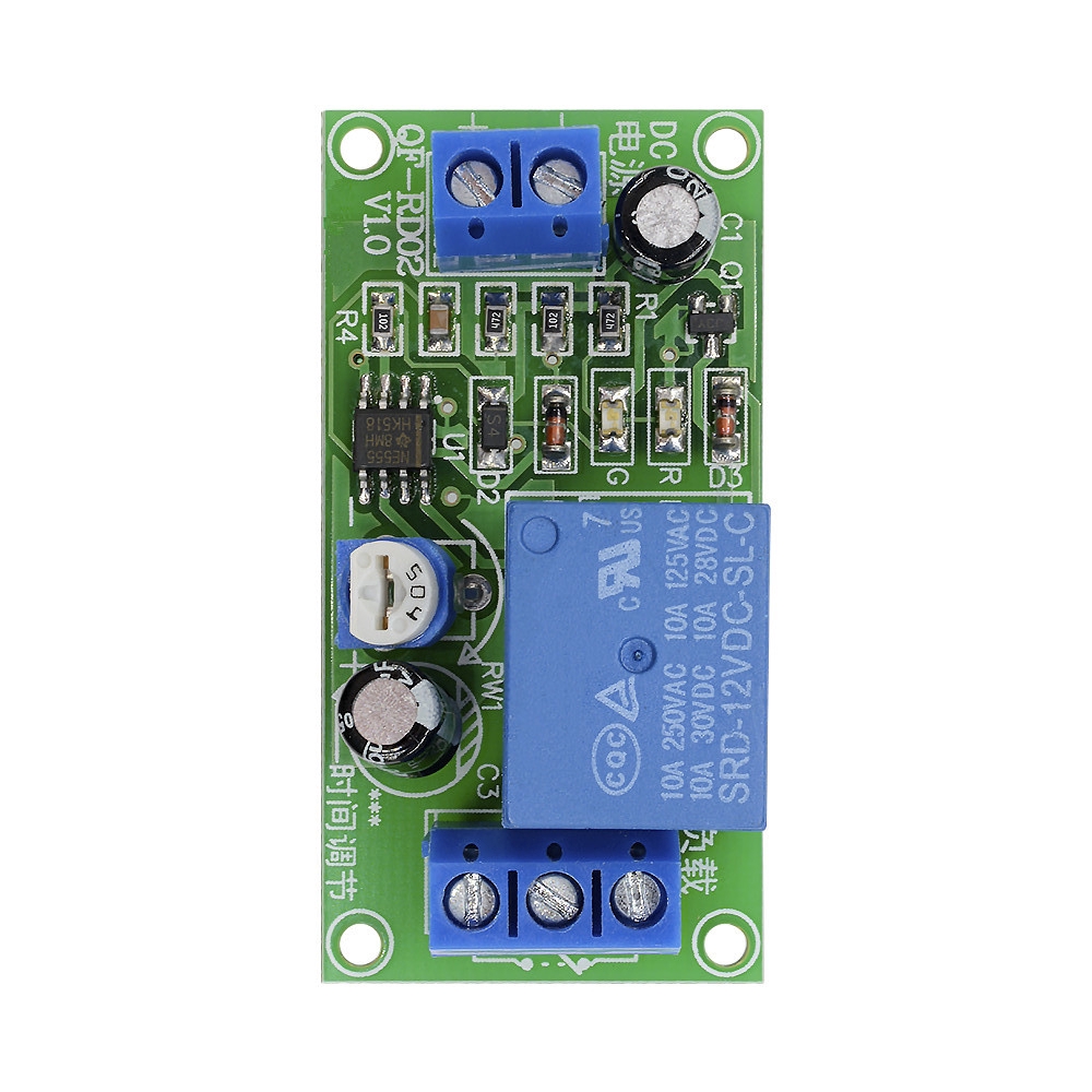 DC 12V NE555 Adjustable Time Delay relay Module