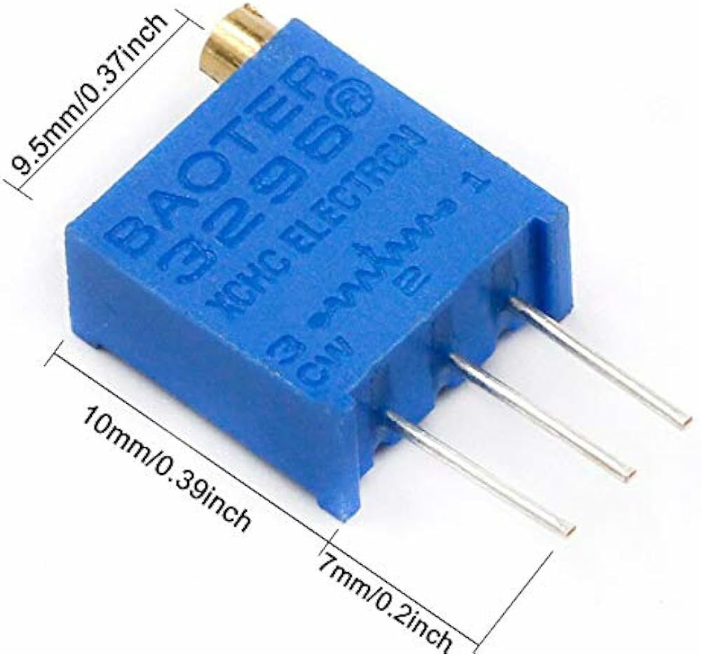 Multiturn Trimmer Potentiometer - High precision.