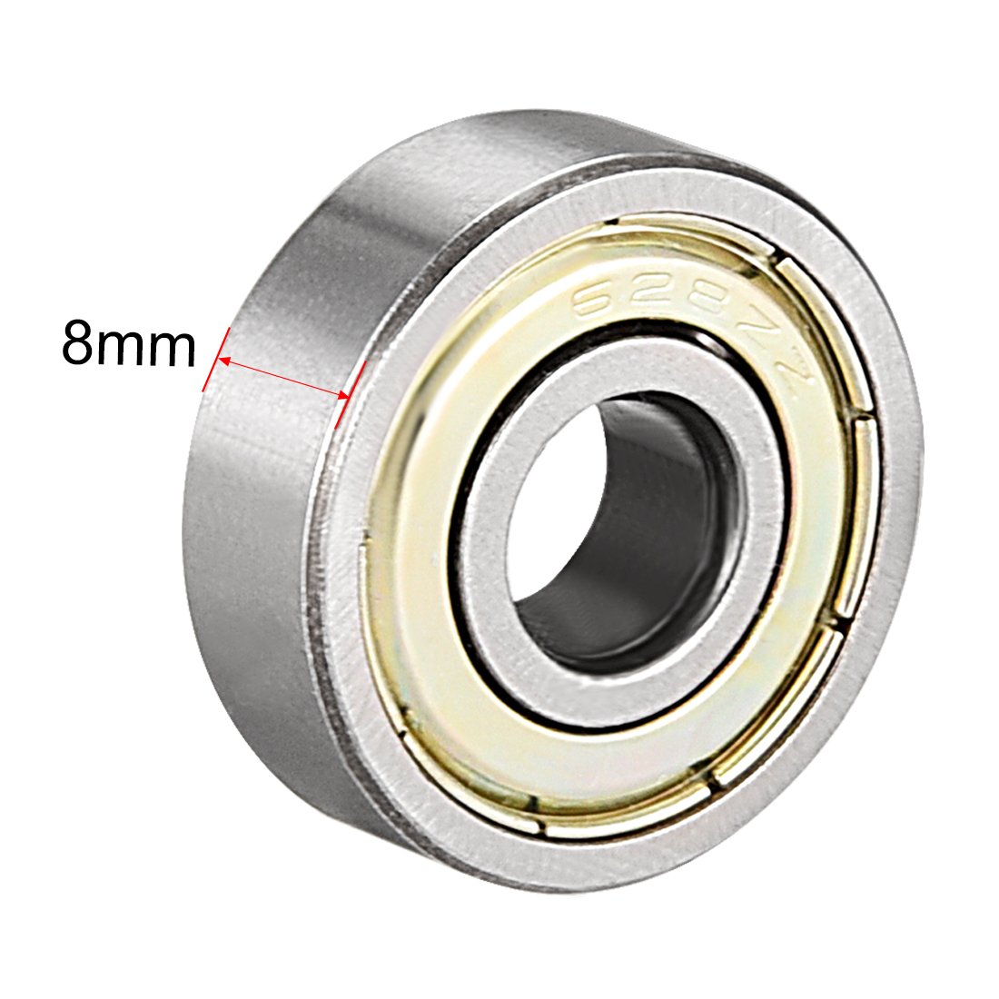 628ZZ chrome steel ball-bearing for industrial applications.
