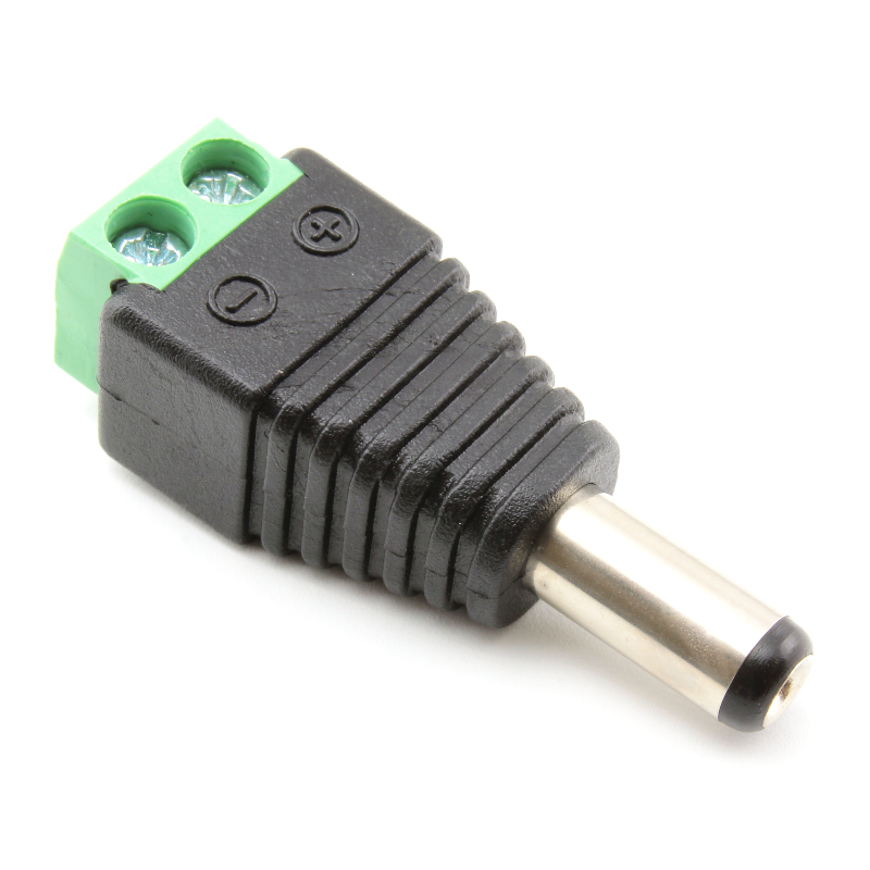 DC Barrel Jack Male Adapter: Power Supply Connector