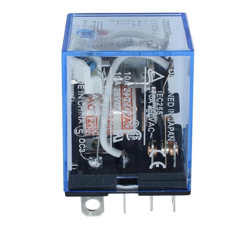 LY2NJ 12V DC 10A 8PIN Coil DPDT Relay- 8-pin.