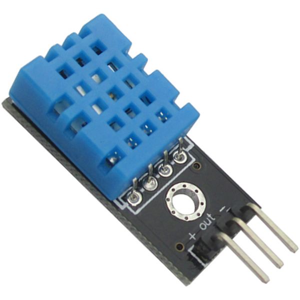 DHT11 Temperature & Humidity Sensor with 3-5V compatibility.