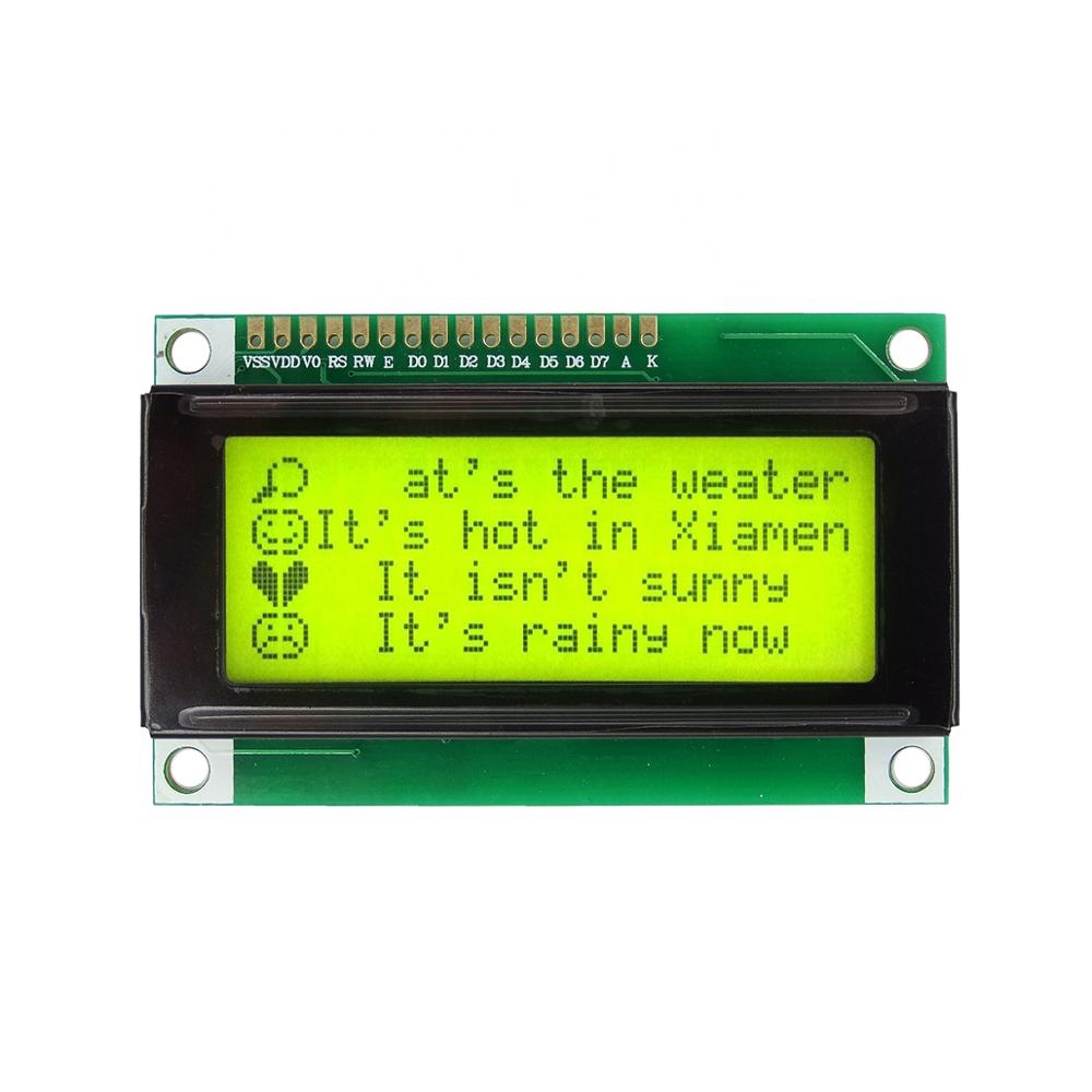 20X4 (2004) Yellow Serial Backlight LCD Display Module.