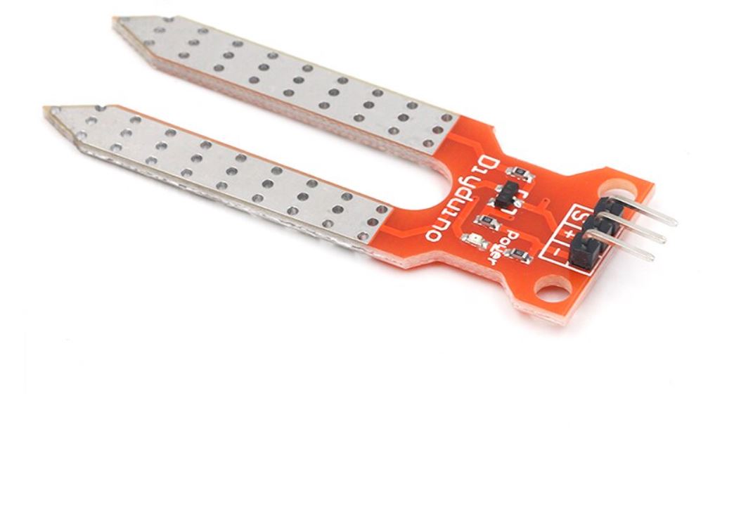 Soil Moisture Hygrometer Sensor for soil detects humidity.