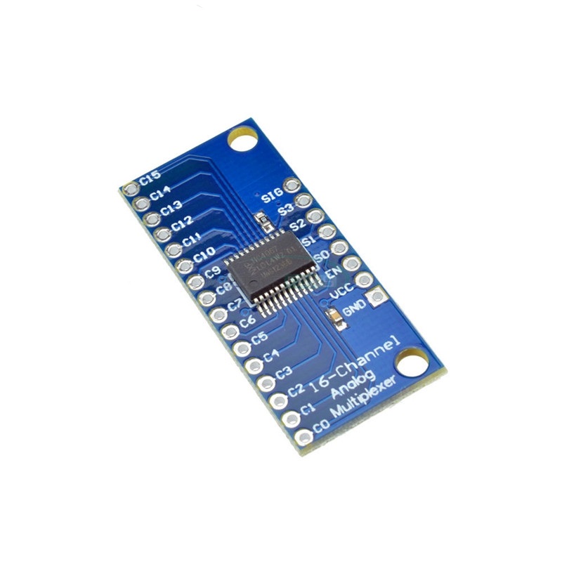 16-Channel Analog Digital Multiplexer PCB Board