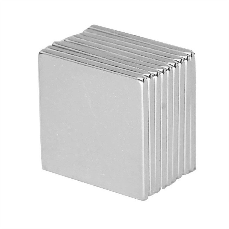 Square Neodymium magnet 20X2mm - triple plated.