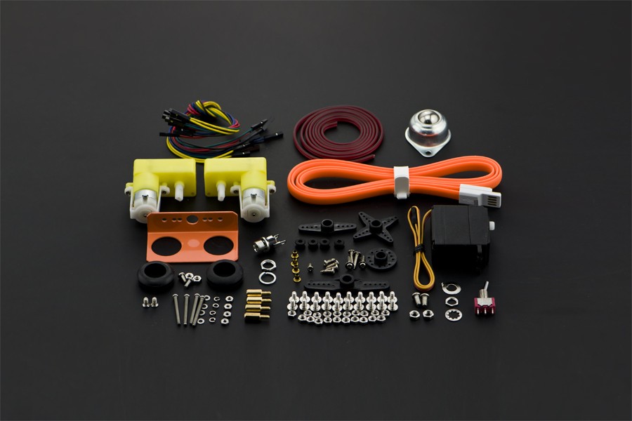 Turtle 2WD Basic Arduino Robot Kit - iOS Compatible