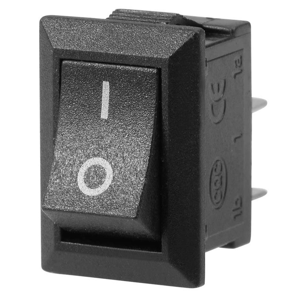 Power Rocker Switch SPST 3A/250V - 2-pin snap-in