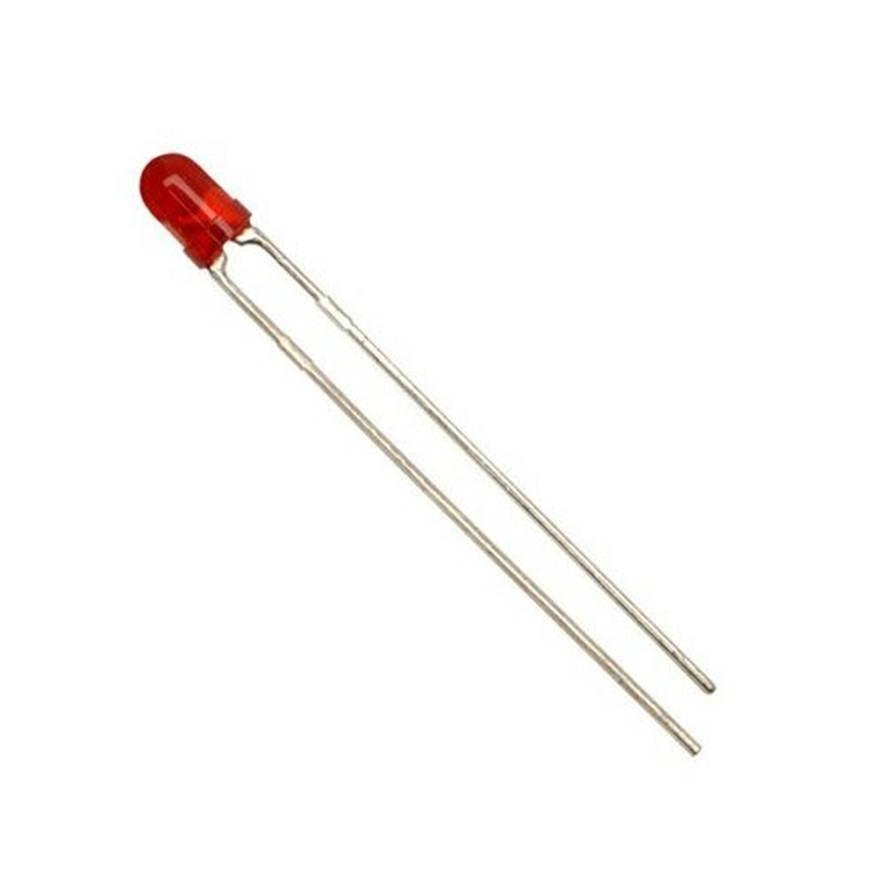 Diffused Red 3mm LED 25 pack - 1.9-2.3V forward voltage.
