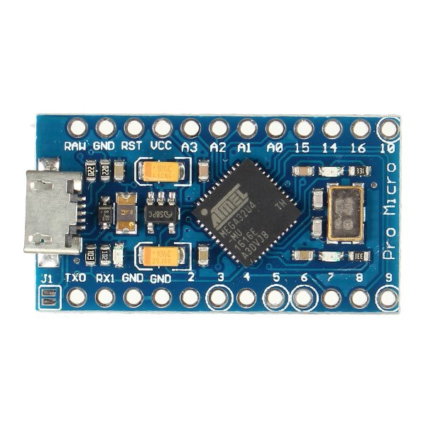 Arduino Micro Board - 5V and USB-programmable.