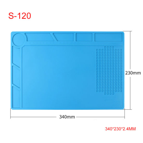 S-120 heat insulation mat/pad - Easy to clean, and store.