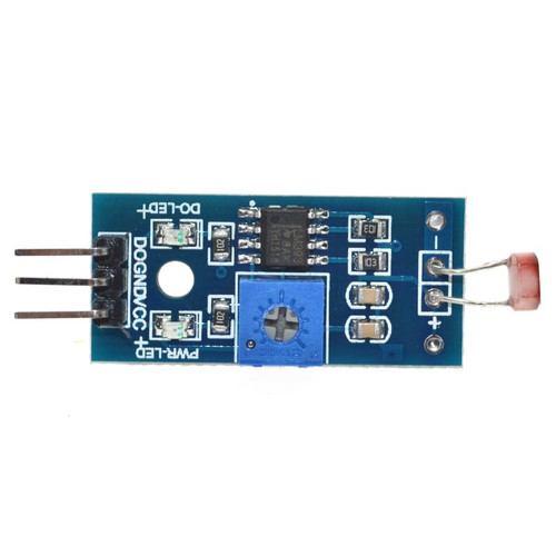 Photoresistor Light Detection Sensor with LM393 comparator.