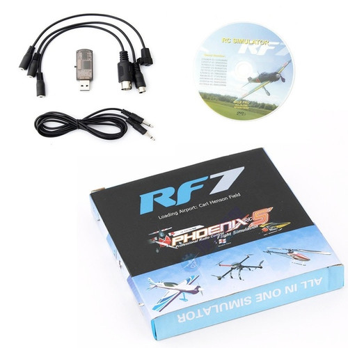 22 in 1 RC USB Flight Simulator for multiple radio controls>