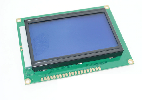 Graphic LCD 128x64 - Blue Display Module.