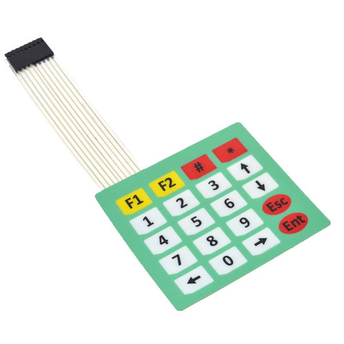 Keypad 4 x 5 Membrane Switch - 35V DC Voltage.