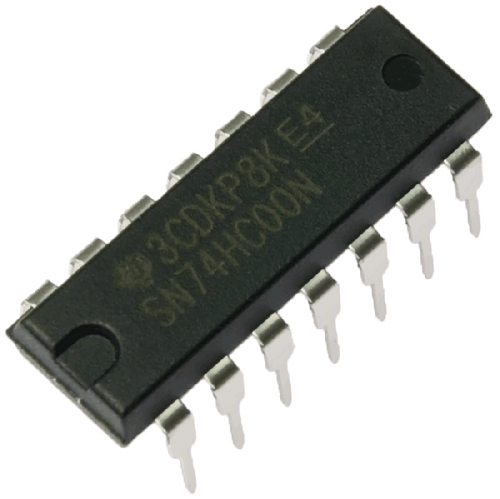 74HC00 Quad 2-Input NAND Gate - -55°C to 125°C.