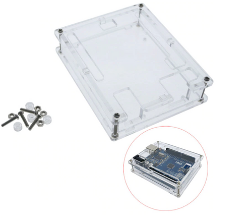 Arduino R3 Box Case Enclosure - Durable and sleek.